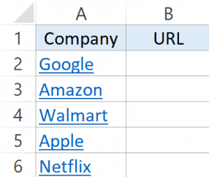 How to Extract URL from Hyperlinks in Excel (Using VBA Formula)