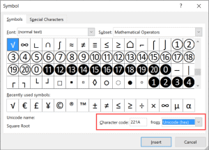 How to Insert Square Root Symbol in Excel (5 Easy Ways)