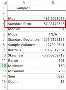 How to Calculate Standard Error in Excel (Step-by-Step)