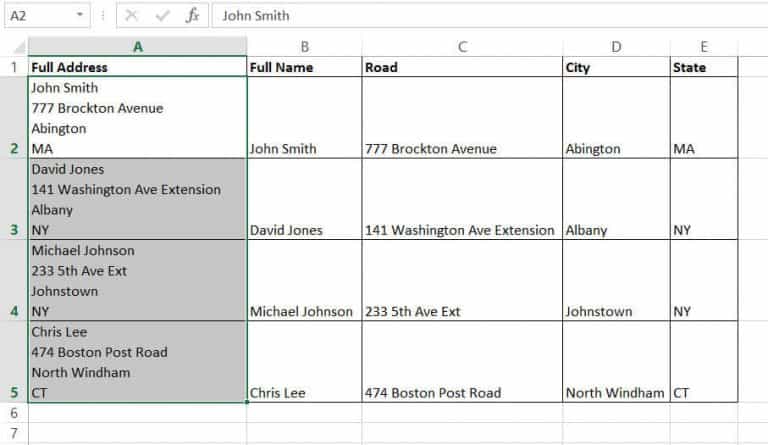 How to Split One Column into Multiple Columns in Excel