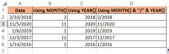How To Convert Date To Month And Year In Excel 3 Easy Ways 