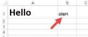 How to Reverse a Text String in Excel (Using Formula & VBA)