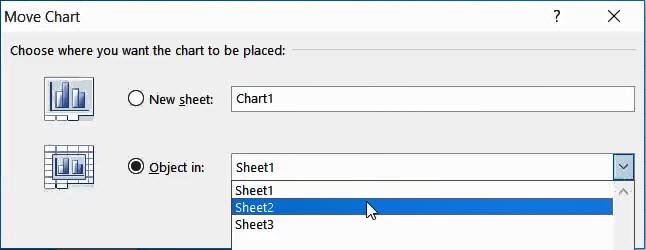 How To Move A Chart To A New Sheet In Excel