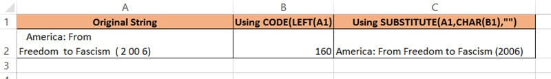 How To Remove A Specific Character From A String In Excel