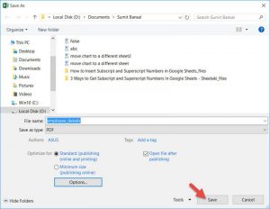 How to Save Selection in Excel as PDF (3 Easy Methods)