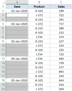 How to Fill Blank Cells with Value above in Excel (3 Easy Ways)