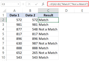 How to Compare Two Columns in Excel (using VLOOKUP & IF) - Spreadsheet ...