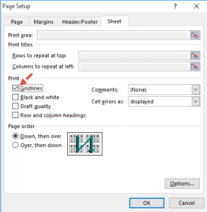 How to Print Gridlines in Excel (3 Easy Ways)
