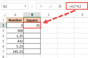 How to Square a Number in Excel (2 Simple Methods)
