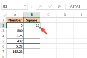 How to Square a Number in Excel (2 Simple Methods)