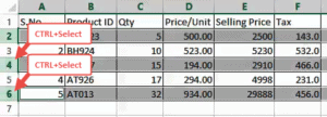 How to Select Multiple Rows in Excel (3 Easy Ways)
