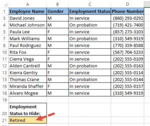 Hide Rows based on Cell Value in Excel (2 Easy Methods)