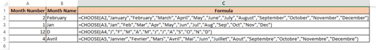 How To Convert Month Number To Month Name In Excel Spreadsheet Planet