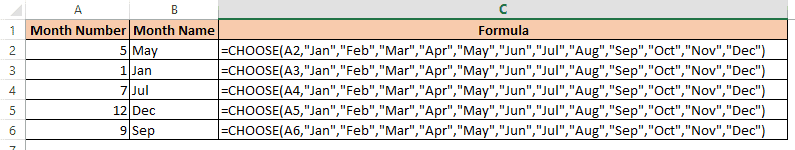 How To Convert Month Number To Month Name In Excel Spreadsheet Planet