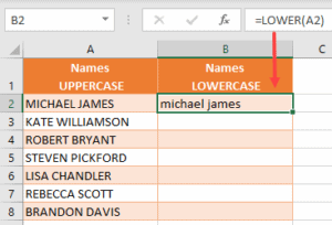 How to Change Uppercase to Lowercase in Excel (3 Easy Ways)