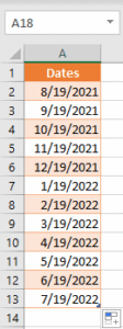 How to Autofill Dates in Excel (Autofill Months/Years)