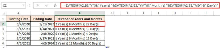 How to Convert Days to Years in Excel (Simple Formulas)