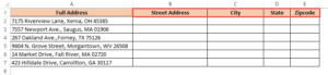 How to Separate Address in Excel?