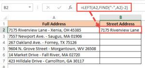 How to Separate Address in Excel?