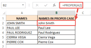 How to Change All Caps to Lowercase Except the First Letter in Excel?
