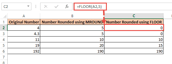 Round UP Or DOWN To Nearest 5 In Excel Easy Formula 