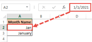 How to Convert Month Name to Number in Excel?