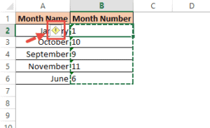 How to Convert Month Name to Number in Excel?