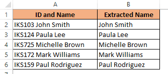 How to Extract Text After Space Character in Excel? - Spreadsheet Planet