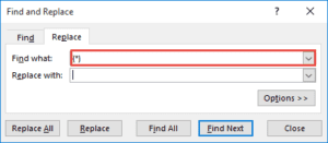Remove Parentheses (Brackets) in Excel - 3 Easy Ways!