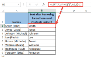 Remove Parentheses (Brackets) in Excel - 3 Easy Ways!