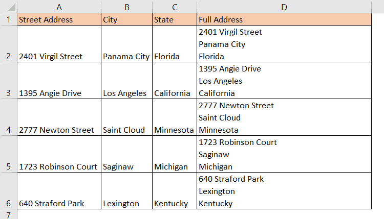 How To Concatenate With Line Breaks In Excel 3 Easy Ways