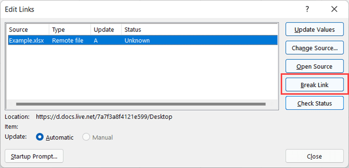 Break Links To External References In Excel 2 Easy Ways 