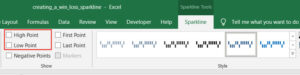How to Create Win/Loss Sparklines Chart in Excel?