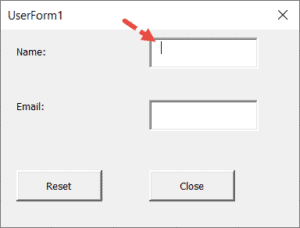 SetFocus in Excel VBA - How to Use it?