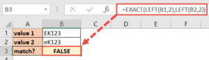 How to Compare Two Cells in Excel? (Exact/Partial Match)