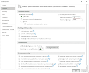Circular References in Excel - How to Find and Fix it!