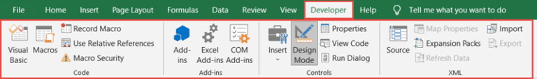 How to Add Developer Tab in Excel? 2 Easy Ways!