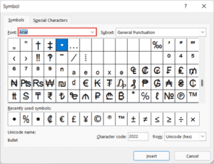 How to Add Bullet Points in Excel (7 Easy Ways)