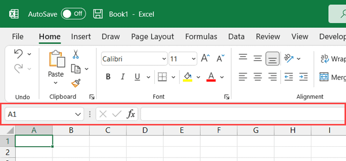 Formula Bar In Excel Show Hide Formula Bar 