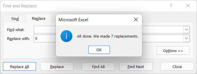 Fill Blank Cells With 0 In Excel 3 Easy Ways 