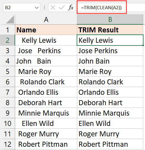 How To Remove Space Before Text In Excel 5 Easy Ways 
