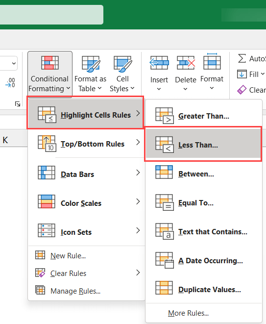 How To Change Font Color Based On Cell Value In Excel 