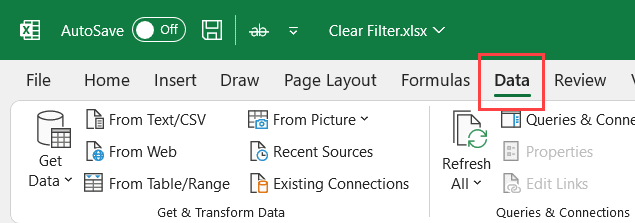  How To Clear Filter In Excel Shortcut 