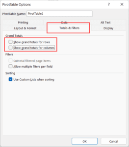 Remove Grand Total From Pivot Table in Excel (Easy Steps)
