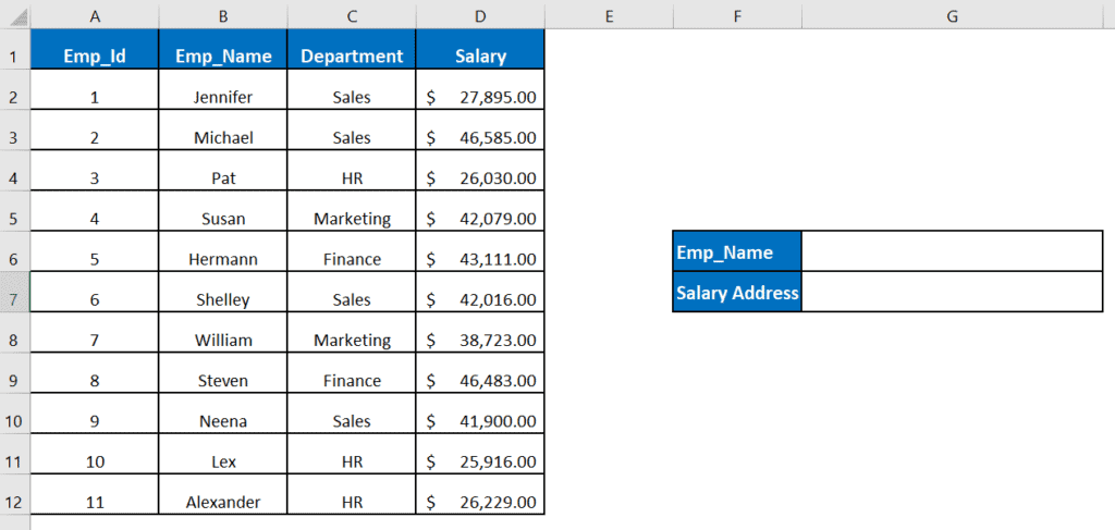 How To Get The Cell Address Instead Of Value In Excel 