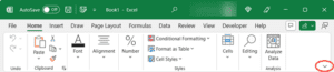 Full Screen in Excel (Shortcut)