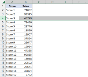 Insert Row in Excel (Shortcut)