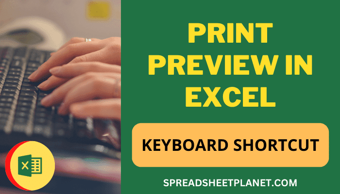Print Preview In Excel Shortcut 