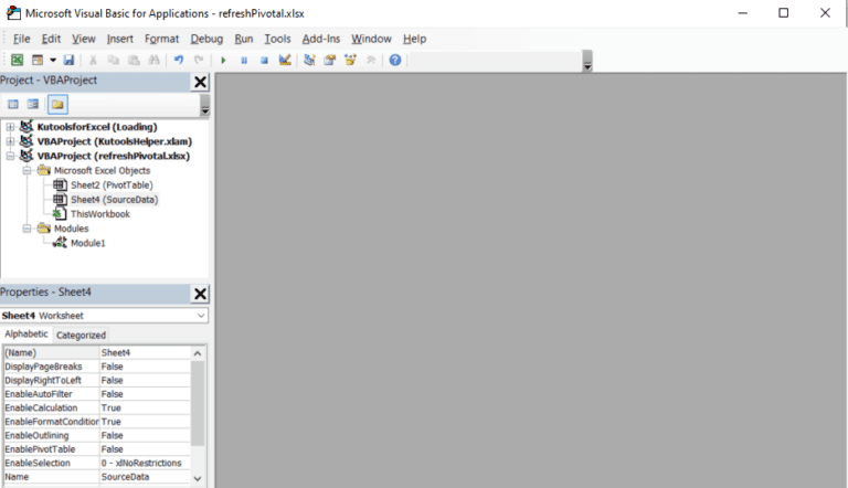 How To Refresh Pivot Table In Excel Shortcut Vba 0677