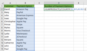 How to Count Unique Values in Excel (5 Formulas Methods)